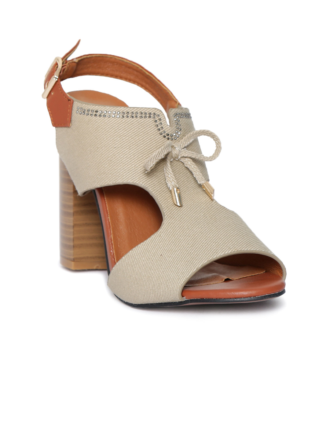 Buy Catwalk Women Beige Woven Design Sandals - Heels for Women 2166191 ...