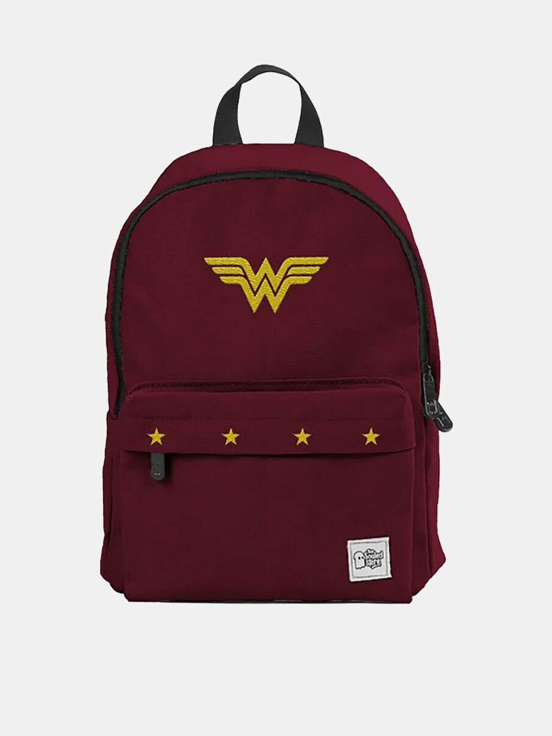 Buy The Souled Store Women Wonder Woman Printed Cotton Canvas Backpack ...