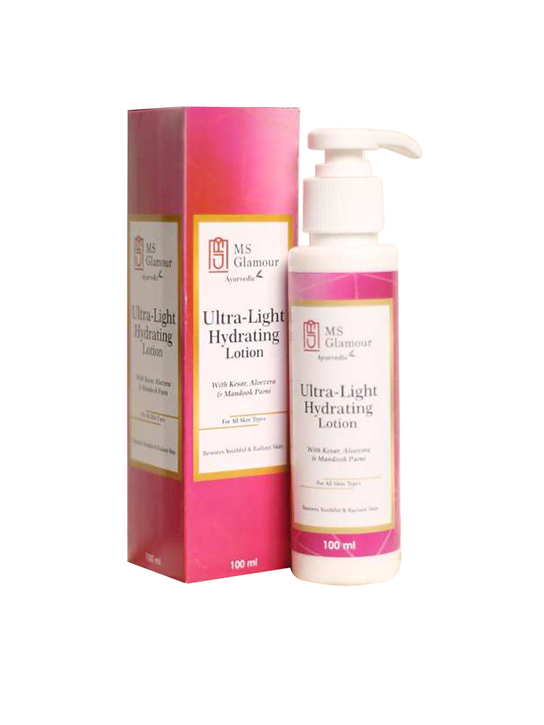 Buy MS Glamour Ayurvedic Ultra Light Hydrating Lotion Moisturizer With ...