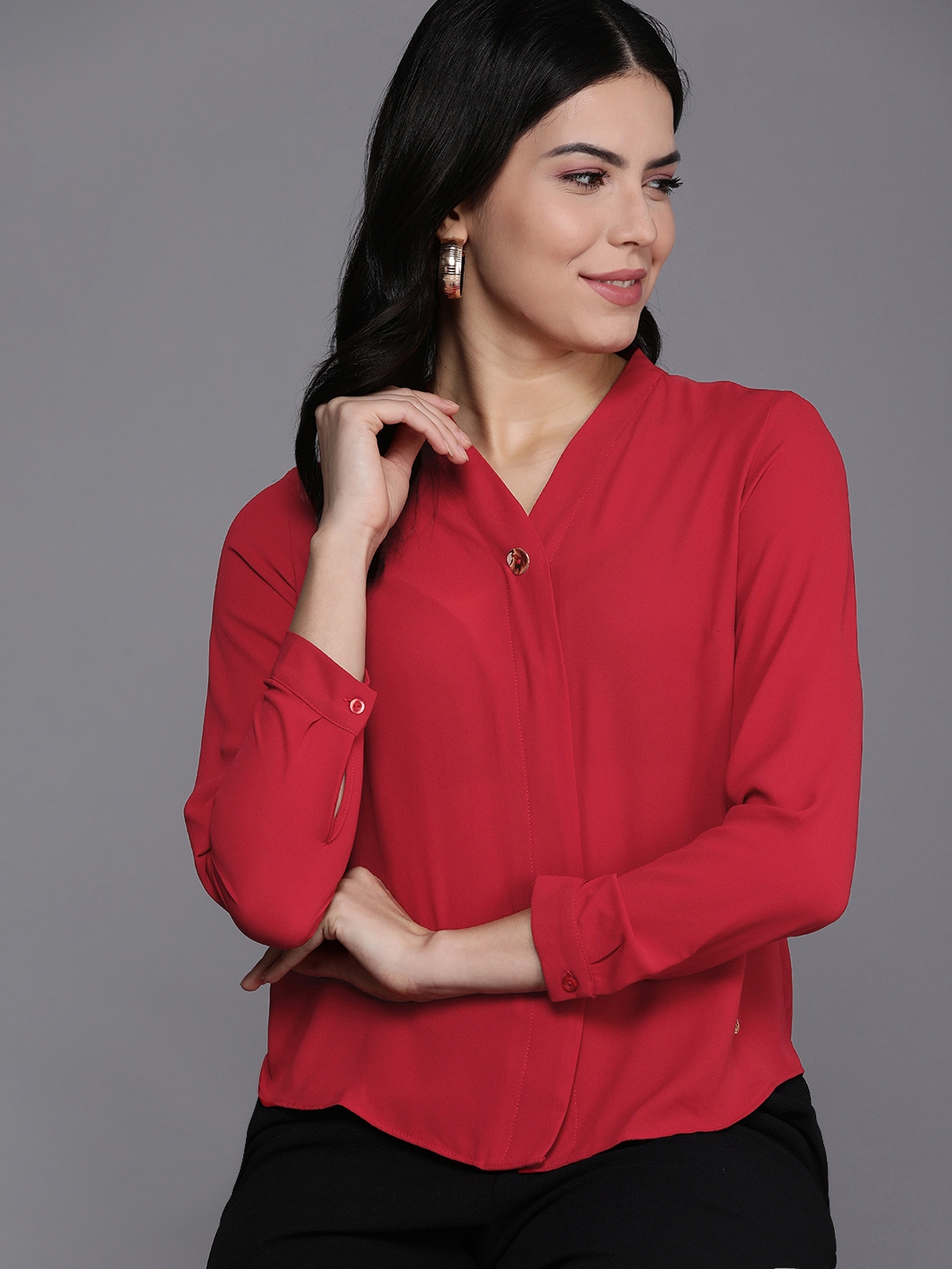 Buy Allen Solly Woman Solid Top Tops For Women 21667486 Myntra