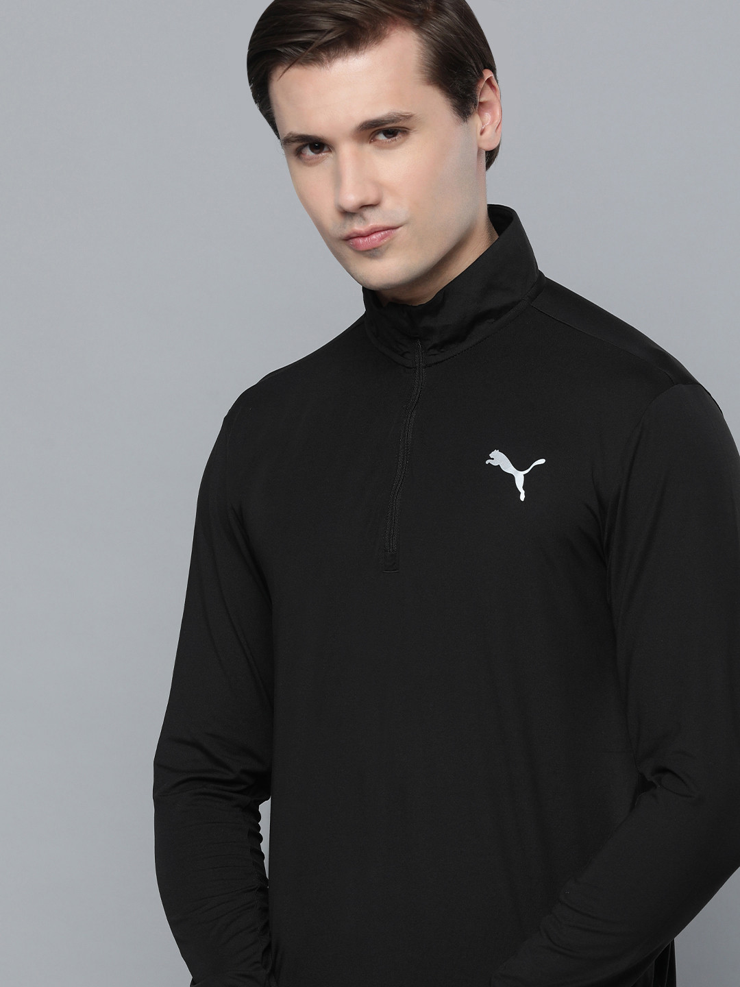 Buy Puma High Neck Dry Cell Performance Running T Shirt - Tshirts for ...