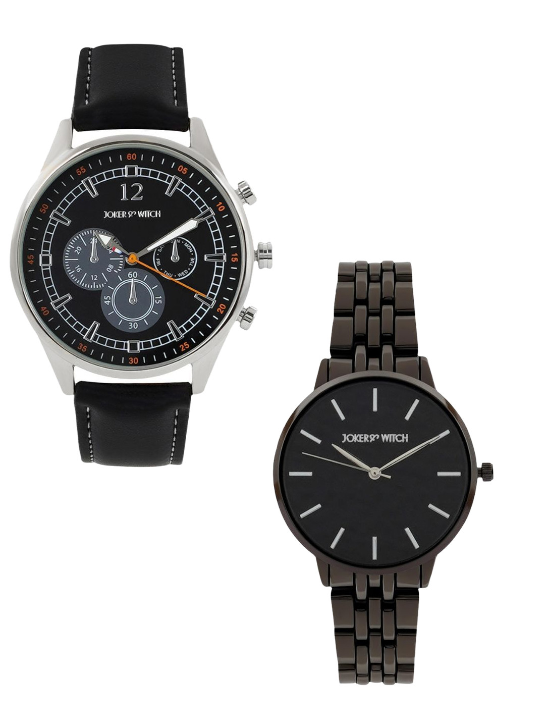 Buy JOKER & WITCH Brownie & Sundae Analogue Couple Watch Gift Set ...