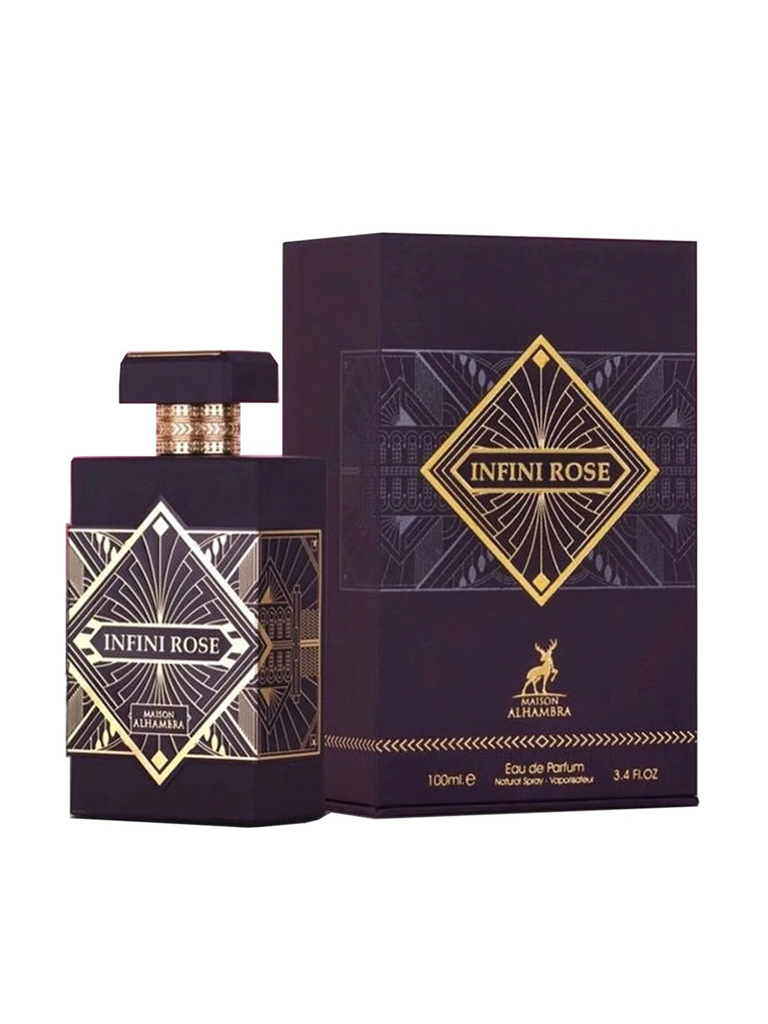 Buy Lattafa Infini Rose Eau De Parfum Natural Spray Vaporisateur 100 Ml ...