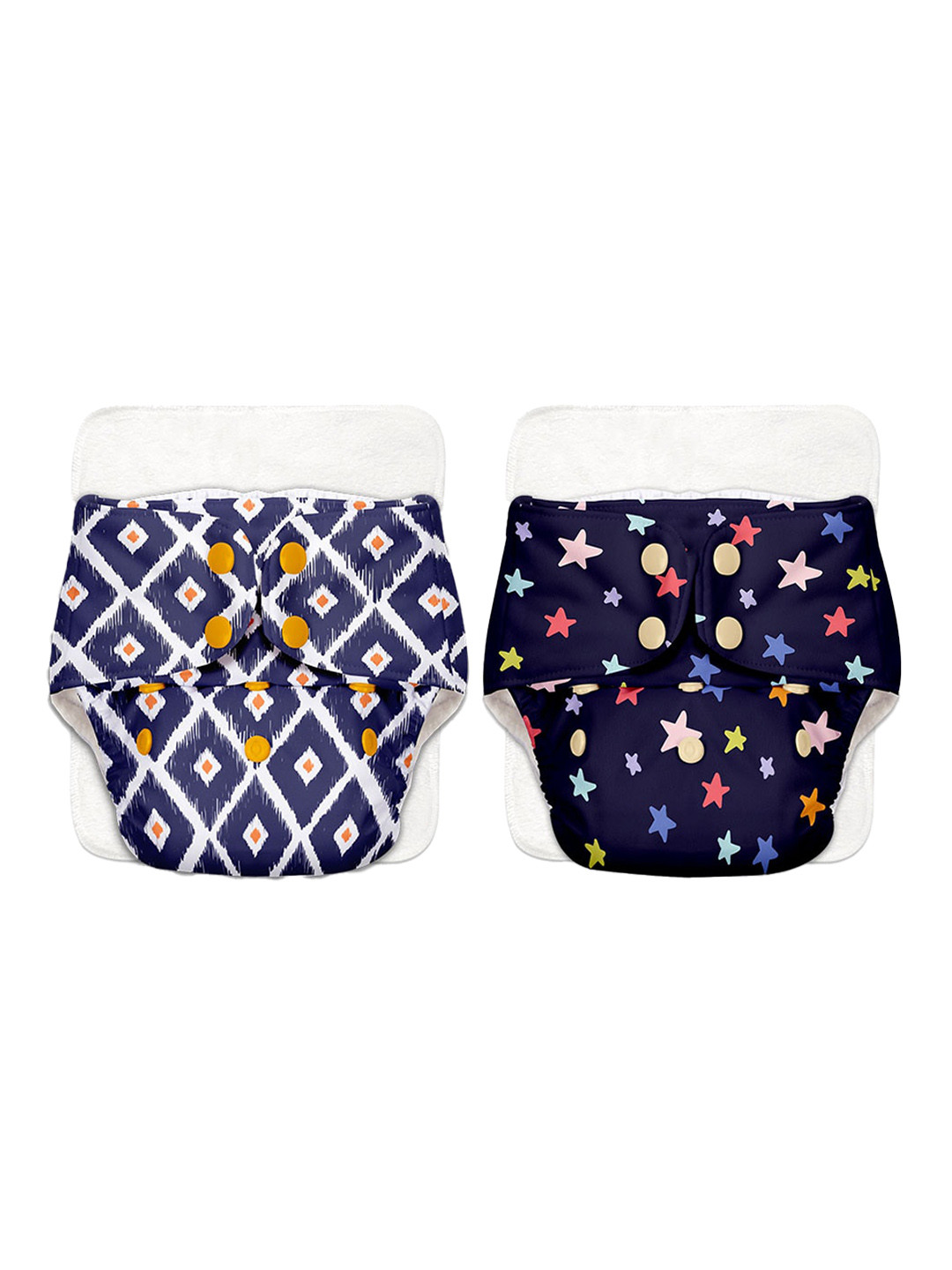 Buy SuperBottoms Infants Basic Set Of 2 Quick Dry Ultra Thin Pad Diaper ...