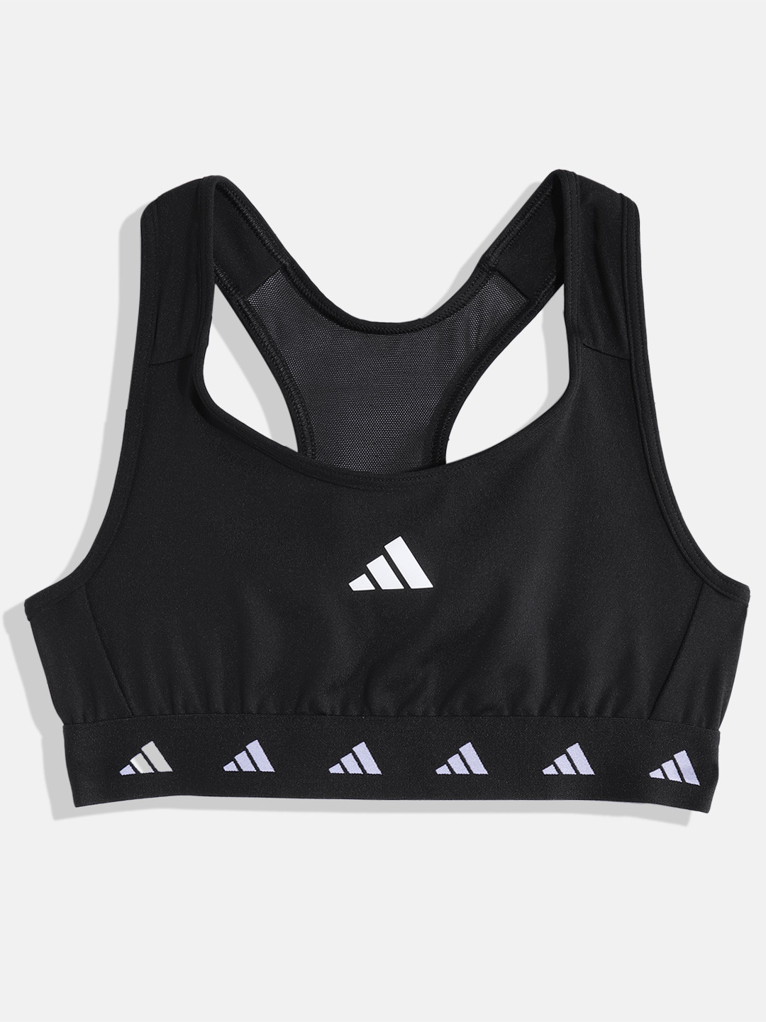 Buy ADIDAS Kids Girls Brand Logo Print TF Power Sports Bra 410351555001 ...