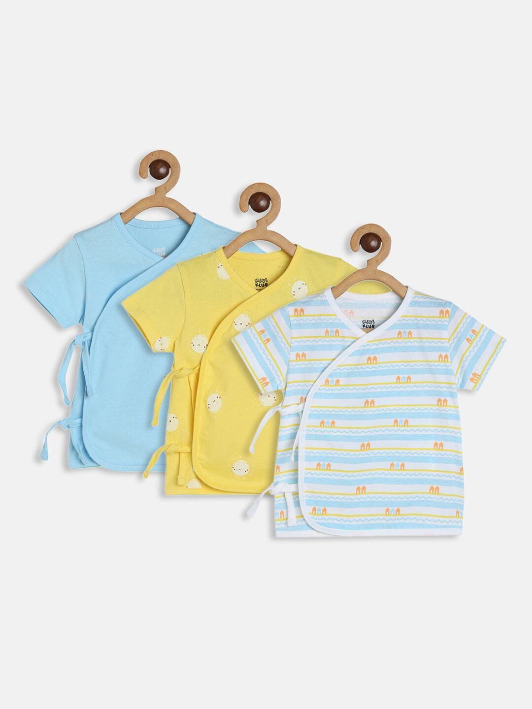 Buy MINI KLUB Boys Pack Of 3 Printed Pure Cotton Open Front Innerwear ...