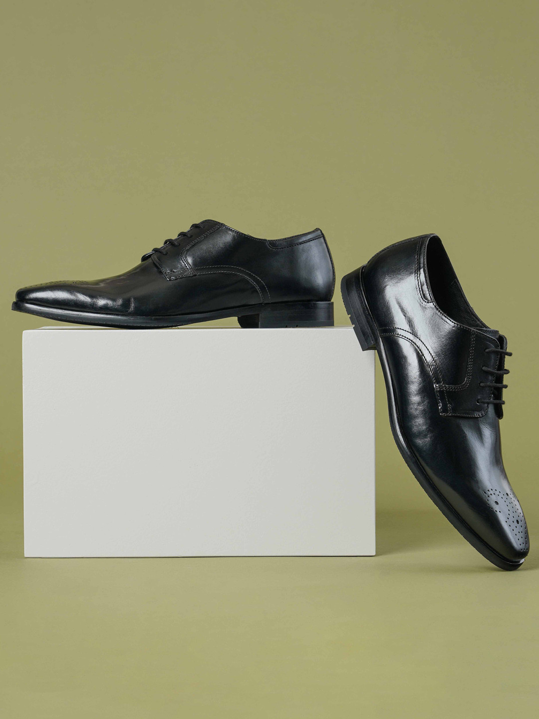 Buy Ruosh Men Leather Formal Derbys - Formal Shoes for Men 21690448 ...