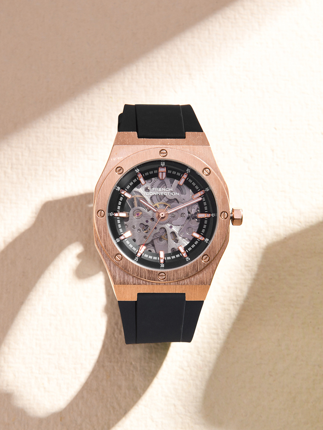 Buy French Connection Men Skeleton Dial Automatic Watch FCA02 5 ...