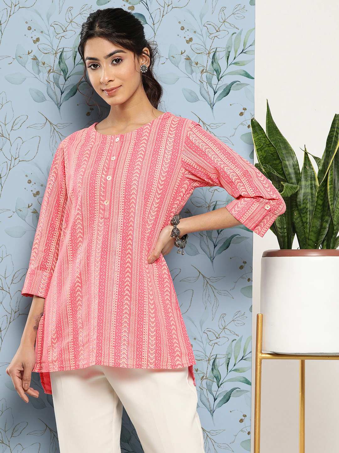 Buy Juniper Georgette Ethnic Print Tunic - Tunics for Women 21697330 ...