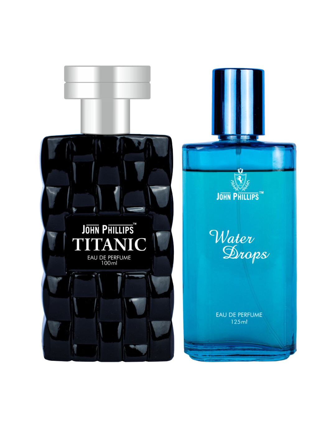 Buy JOHN PHILLIPS Set Of Titanic 100 Ml + Water Drops Eau De Parfum 125 ...