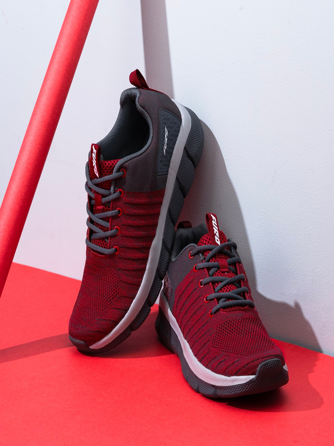 Buy FURO By Red Chief Men Dri Fit Mesh Training Or Gym Non Marking ...