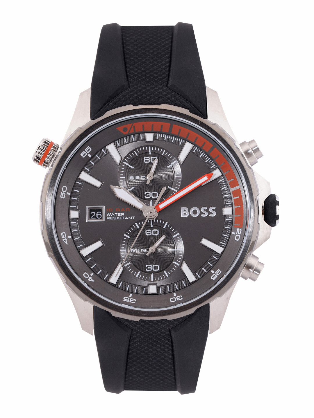 Buy Hugo Boss Men Globetrotter Chronograph Analogue Watch 1513931 ...
