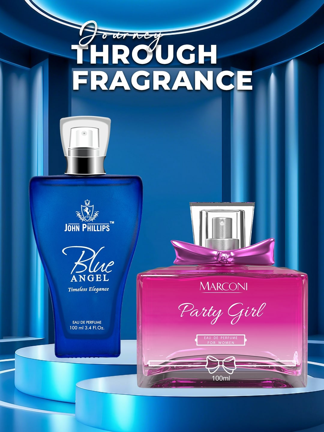 Buy JOHN PHILLIPS Blue Angel & Marconi Party Girl Set Of 2 Long Lasting ...