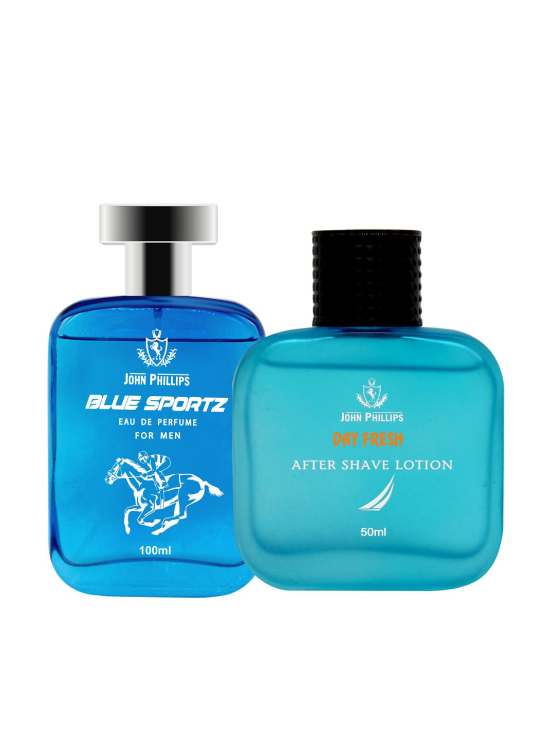 Buy JOHN PHILLIPS Blue Sportz Perfume & Day Fresh After Shave Lotion ...