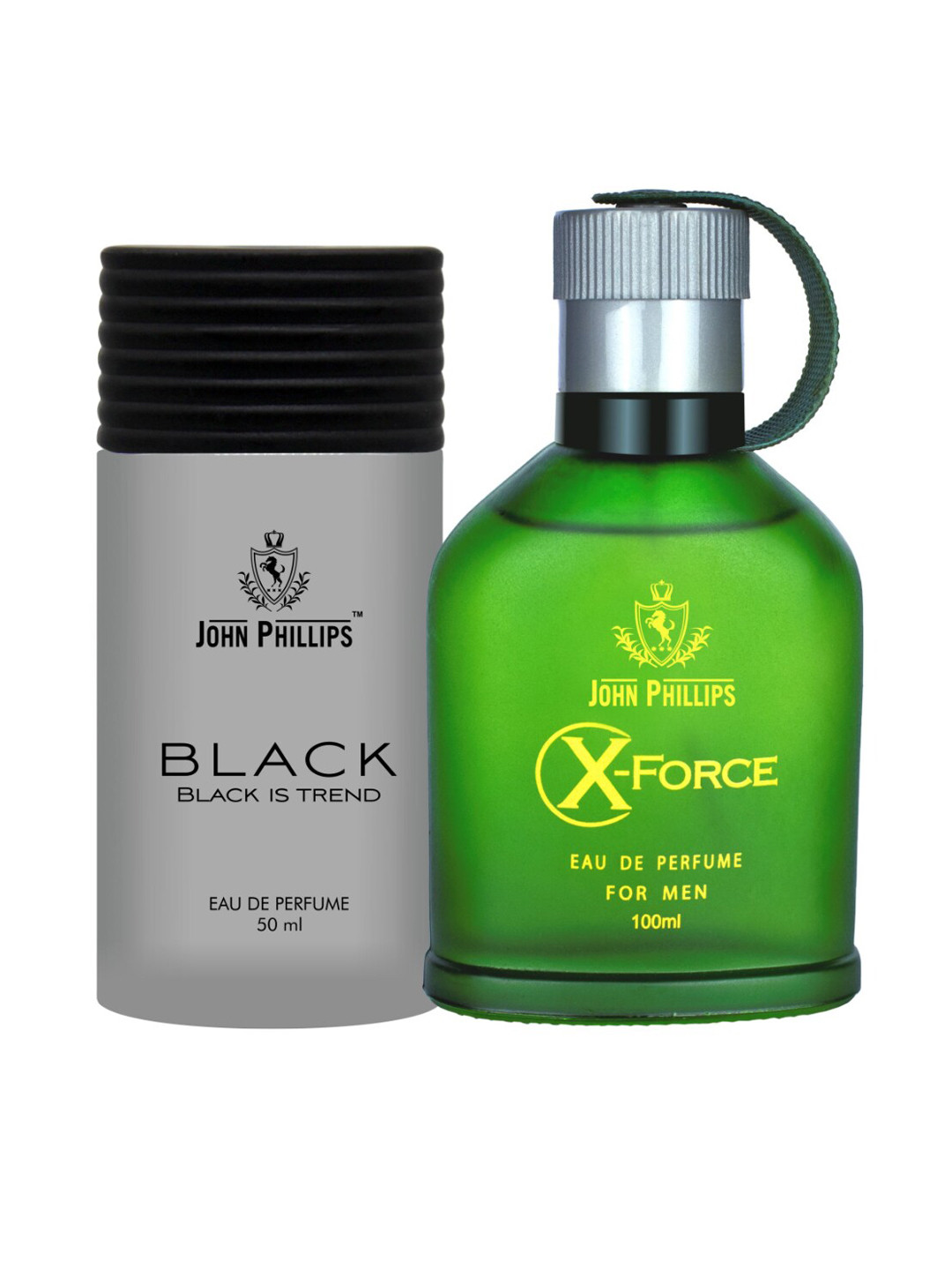 Buy JOHN PHILLIPS Set Of 2 Black Eau De Perfume 50 Ml & X Force Eau De ...