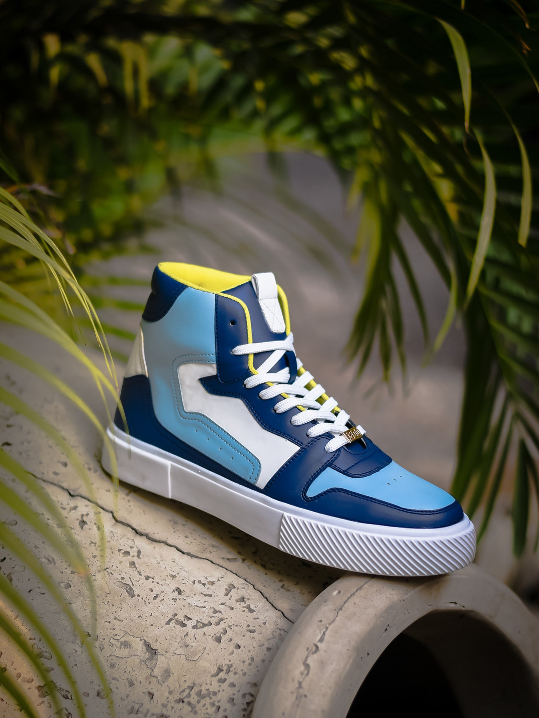 Buy Doc Martin Men Colourblocked Antibacterial Mid Top Sneakers ...