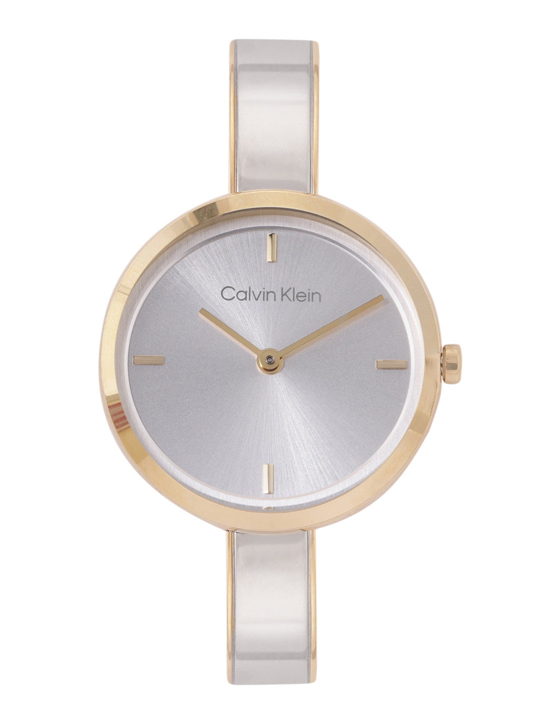 Buy Calvin Klein Women Iconic Stainless Steel Cuff Strap Analogue Watch ...