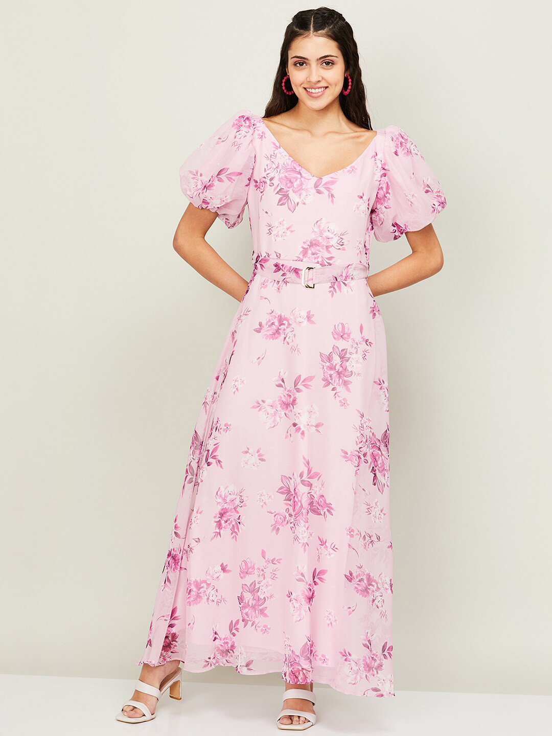 Buy CODE By Lifestyle Floral Printed Maxi Dress - Dresses for Women ...