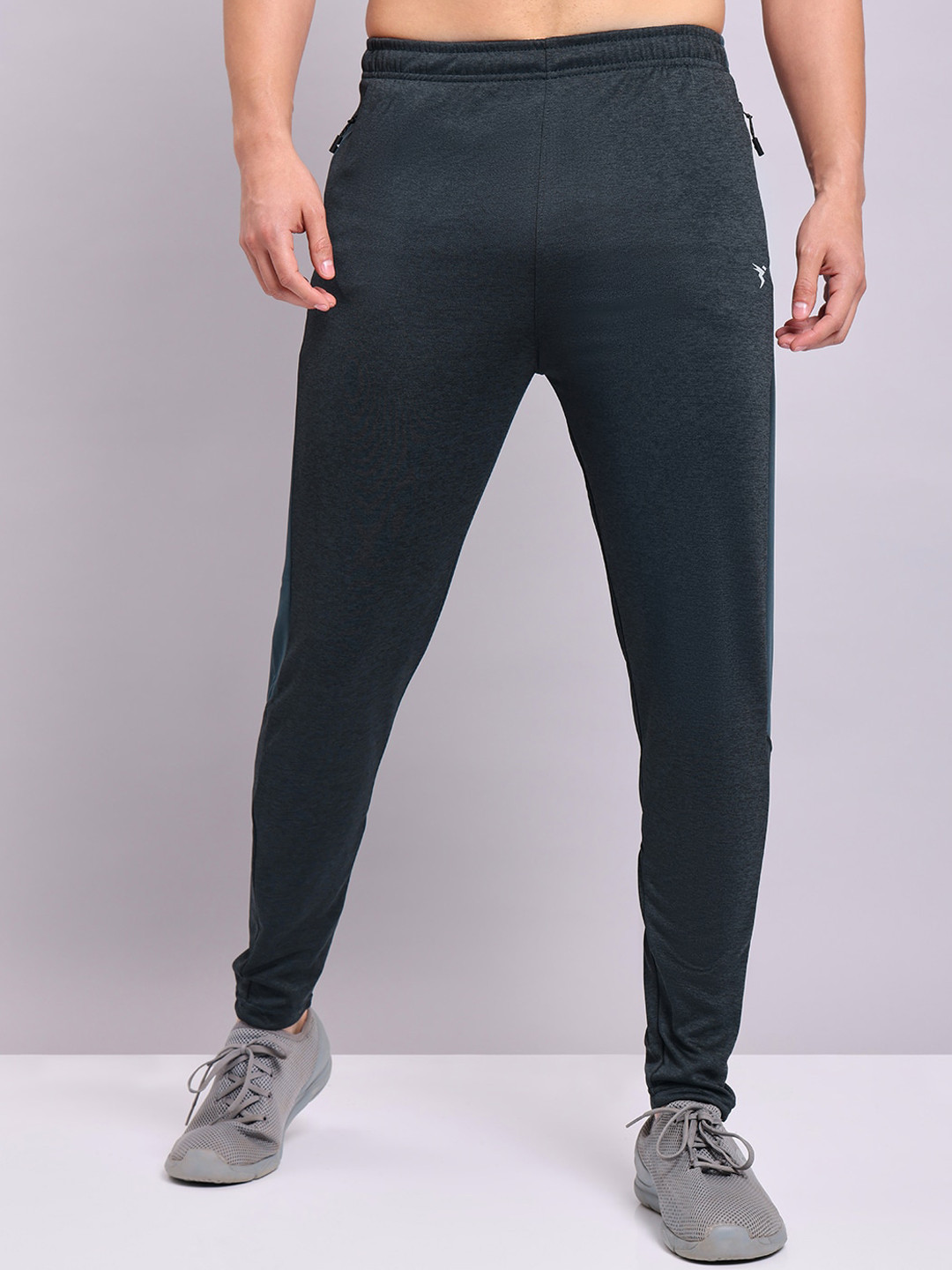 Buy Technosport Men Rapid Dry Active Slim Fit Track Pants - Track Pants ...