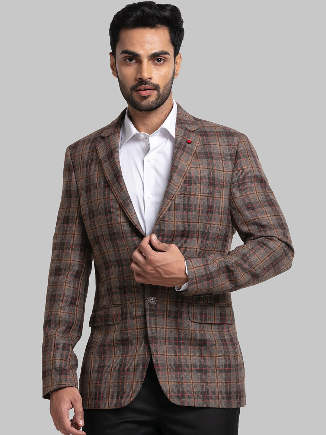 Buy Raymond Men Checked Single Breasted Formal Blazer - Blazers for Men 21753904 | Myntra