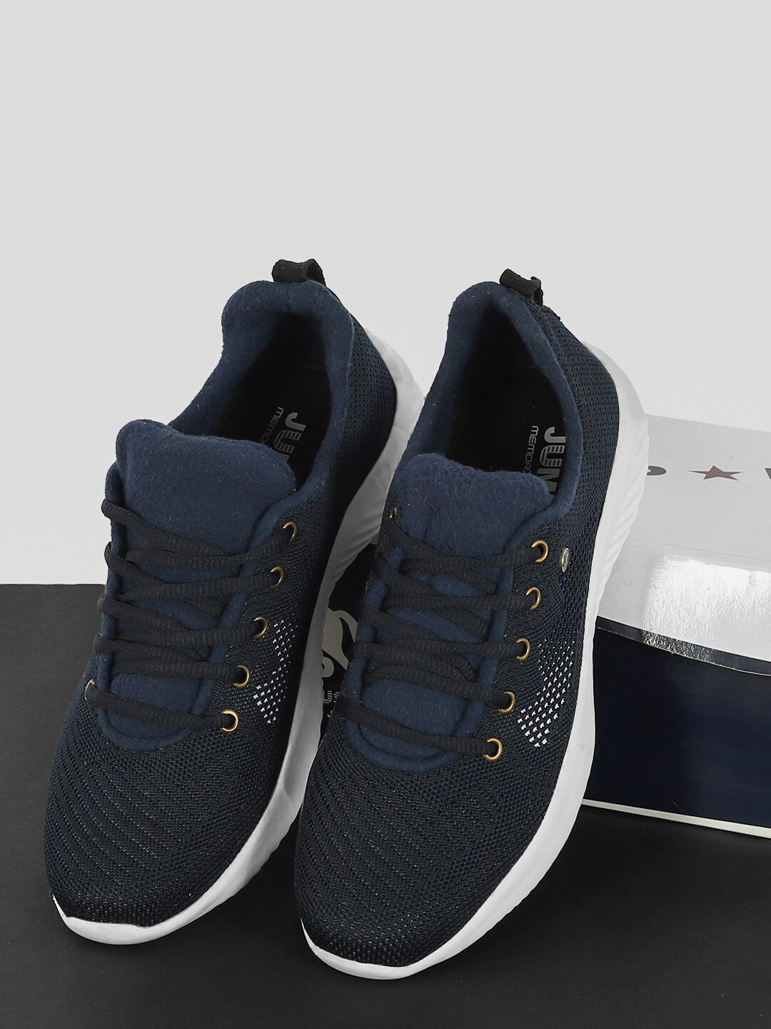 Buy JUMP USA Men Lace Ups Mesh Running Non Marking Sports Shoes ...