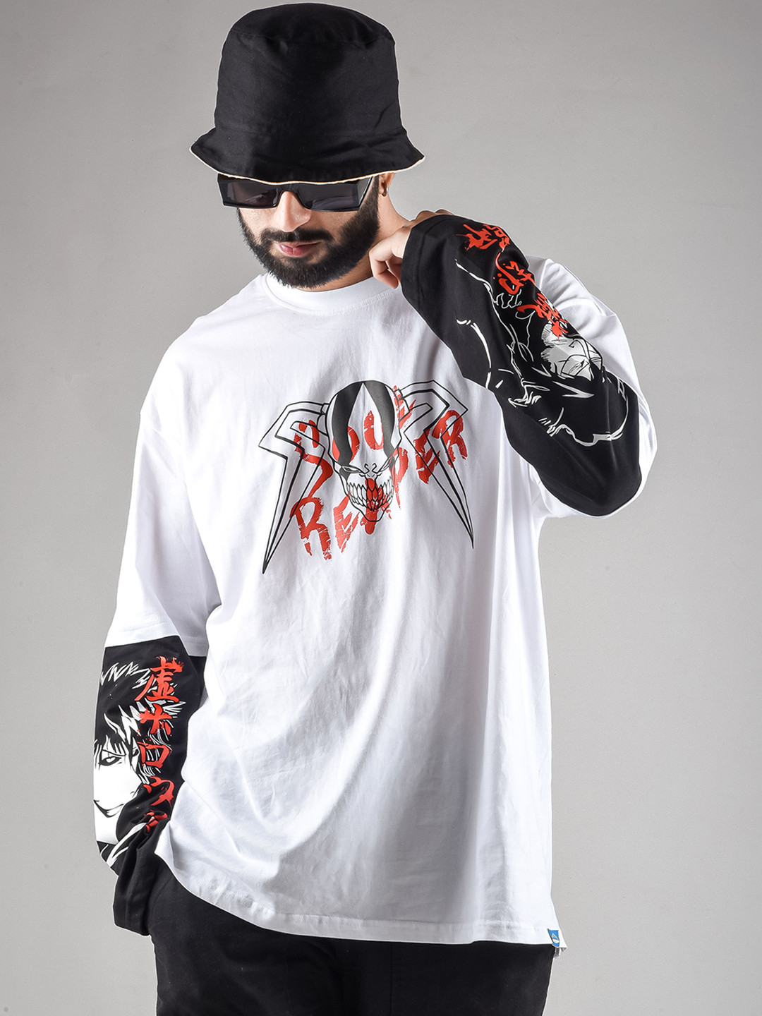 Buy COMICSENSE Men Anime Printed Bleach Bankai Cotton Full Sleeve ...