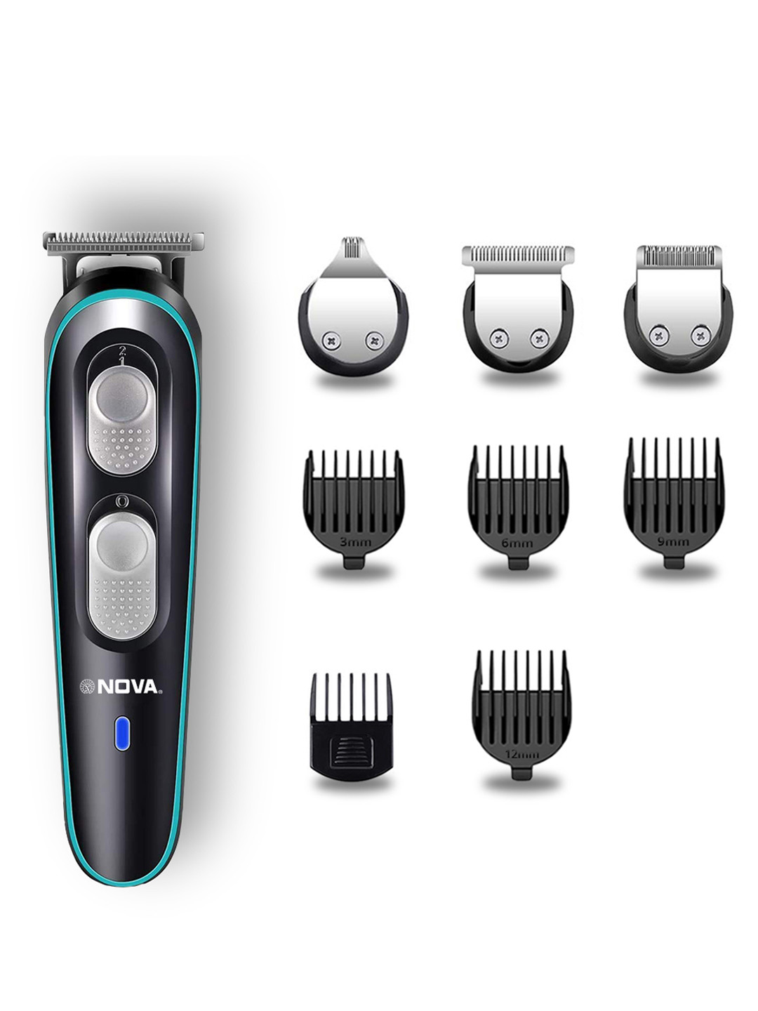 Buy NOVA NG 1146 USB Trimmer With 120 Mins Runtime & 10 Length Settings ...