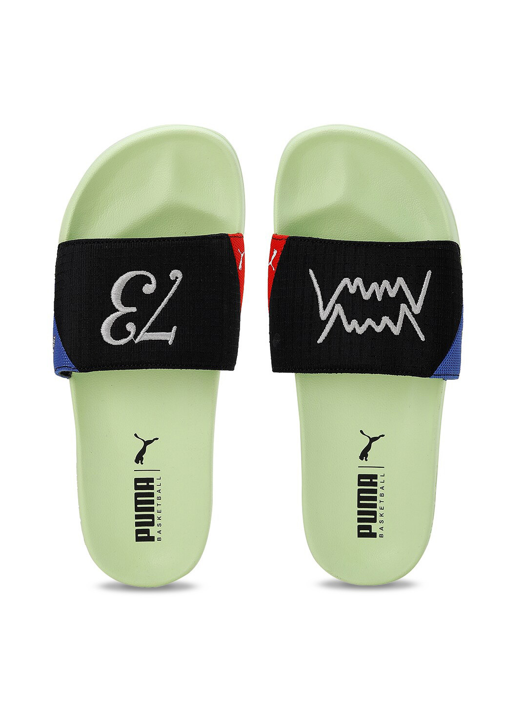 Buy Puma Leadcat 2.0 Hoops 73 Printed Sliders - Flip Flops for Unisex ...