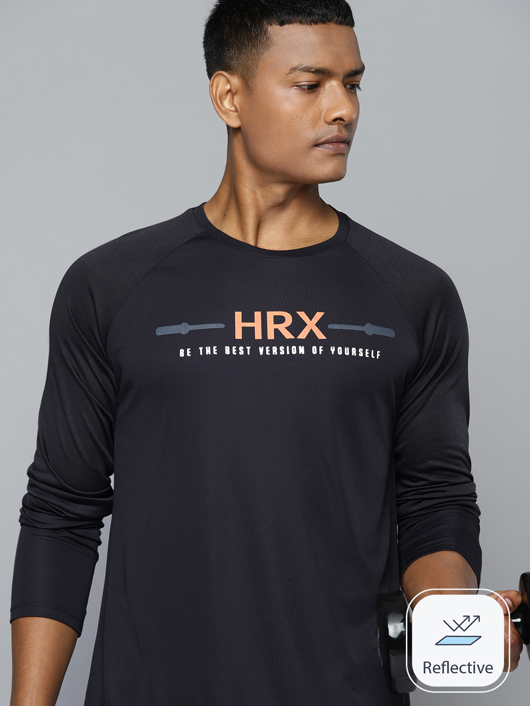 Buy HRX By Hrithik Roshan Rapid Dry Printed Training T Shirt - Tshirts ...