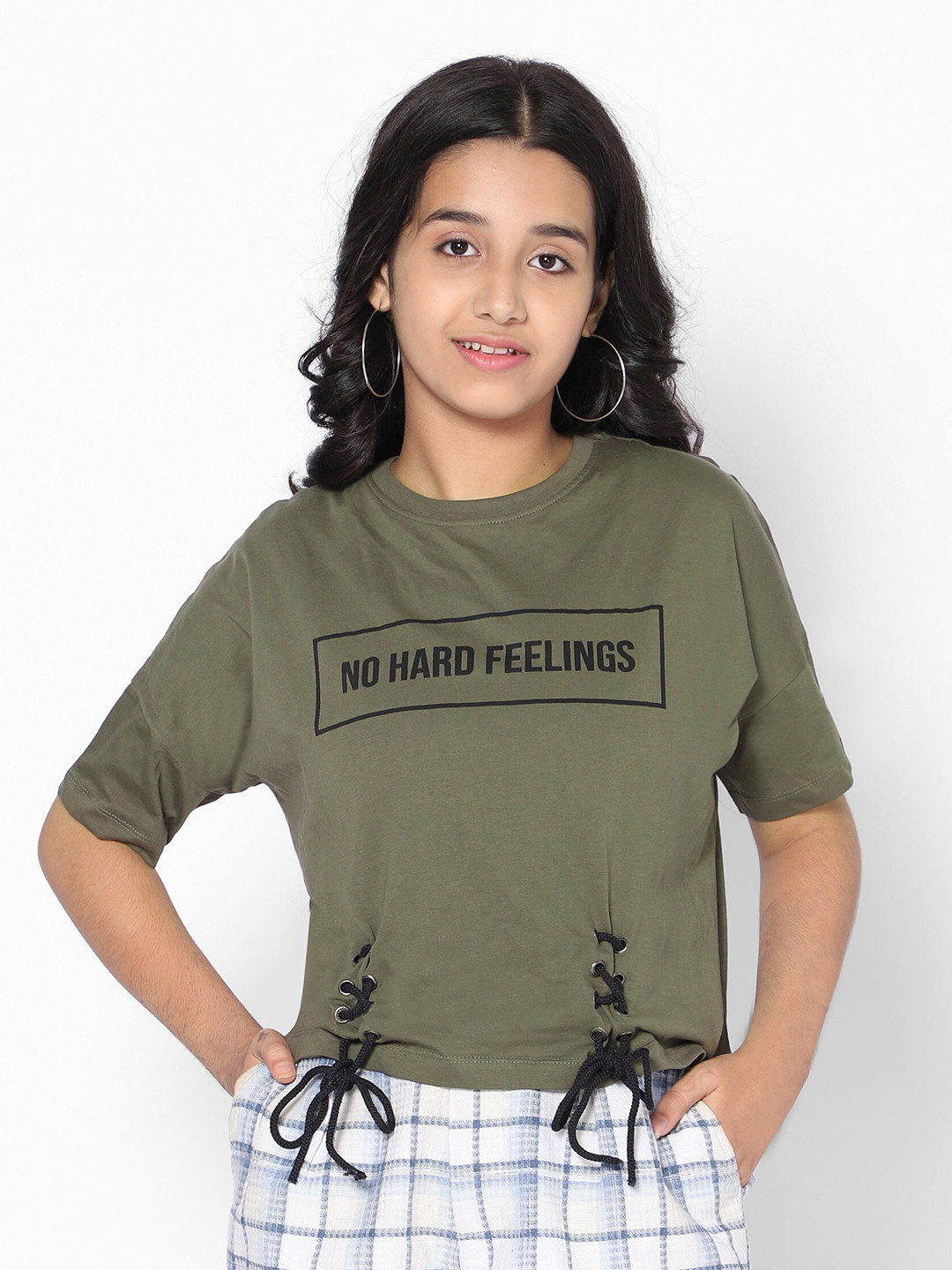 Buy TeenTrums Girls Printed Cotton Crop Top - Tops for Girls 21777874 ...