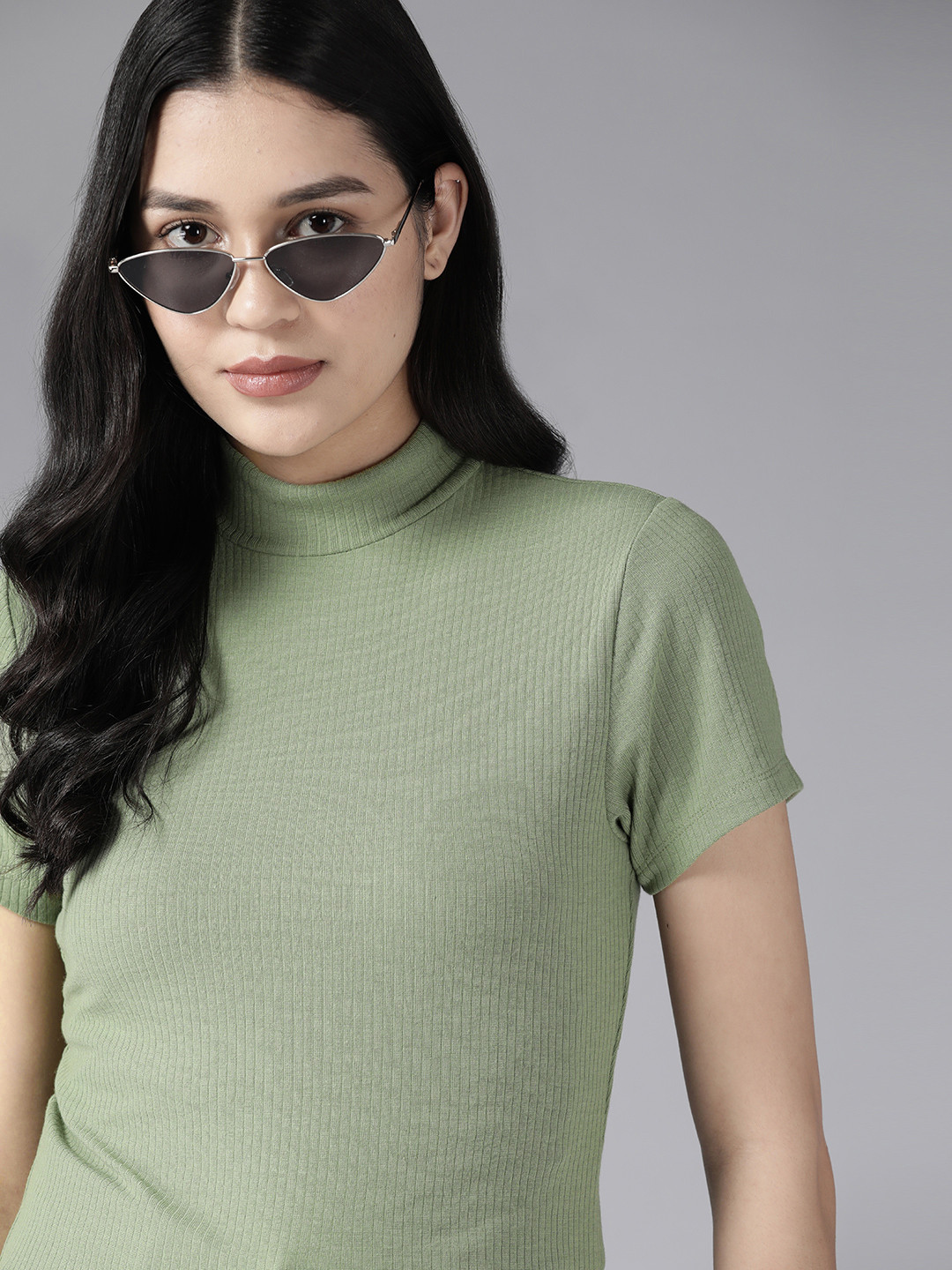 Buy Roadster High Neck Top - Tops for Women 21782064 | Myntra