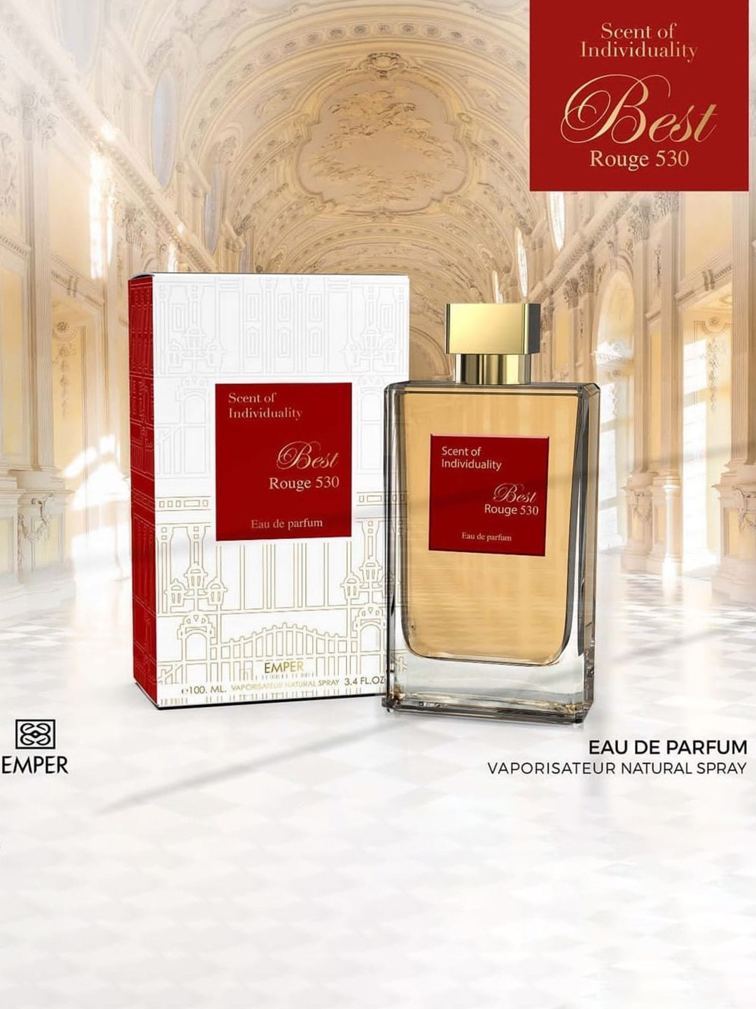 Buy Emper Best Rouge 530 Eau De Parfum 100ml - Perfume for Unisex ...