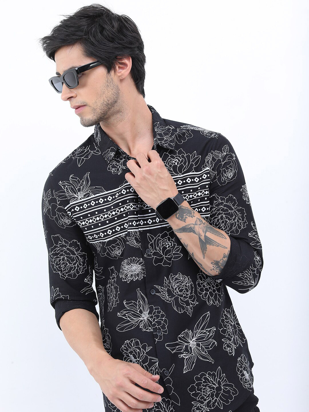 Buy KETCH Slim Fit Printed Casual Cotton Shirt - Shirts for Men ...
