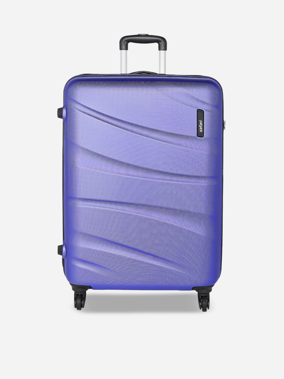 Buy Safari Flo Secure Textured Hard Sided Large Trolley Suitcase ...