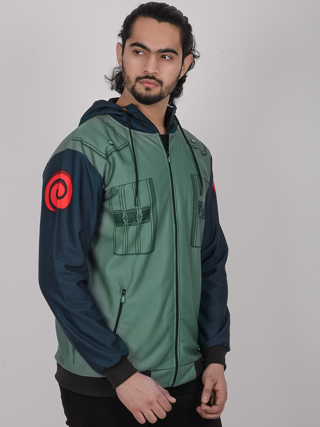 Buy COMICSENSE Men Anime Printed Naruto Kakashi Bomber Jacket - Jackets ...