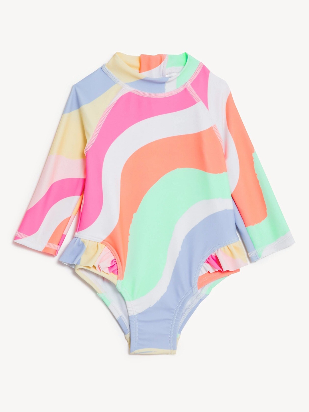 Buy Marks And Spencer Infant Girls Rainbow Printed Swimwear Bodysuit