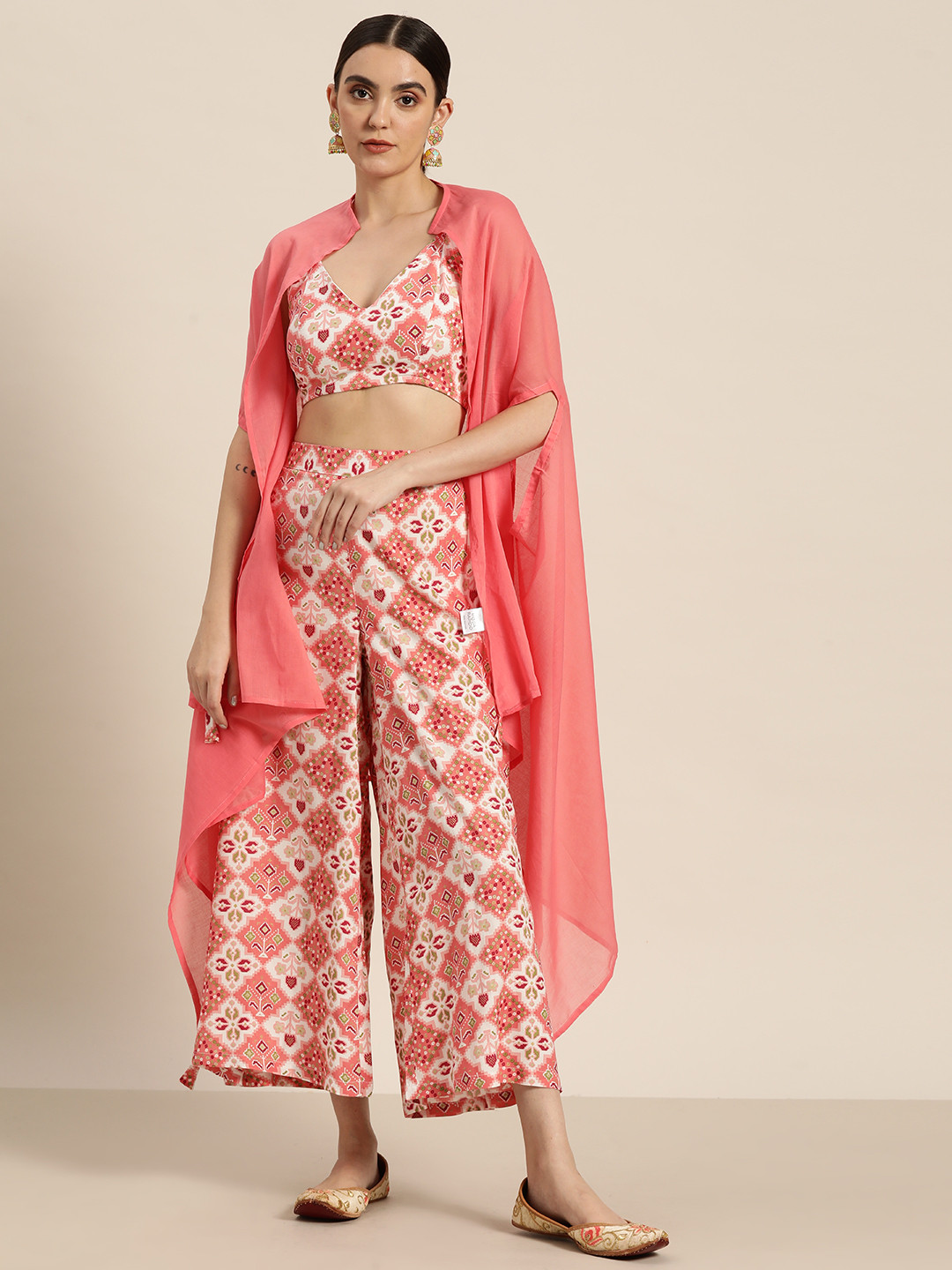 Buy Moda Rapido Printed Ethnic Co Ords With Longline Shrug - Co Ords for Women 21808542 | Myntra