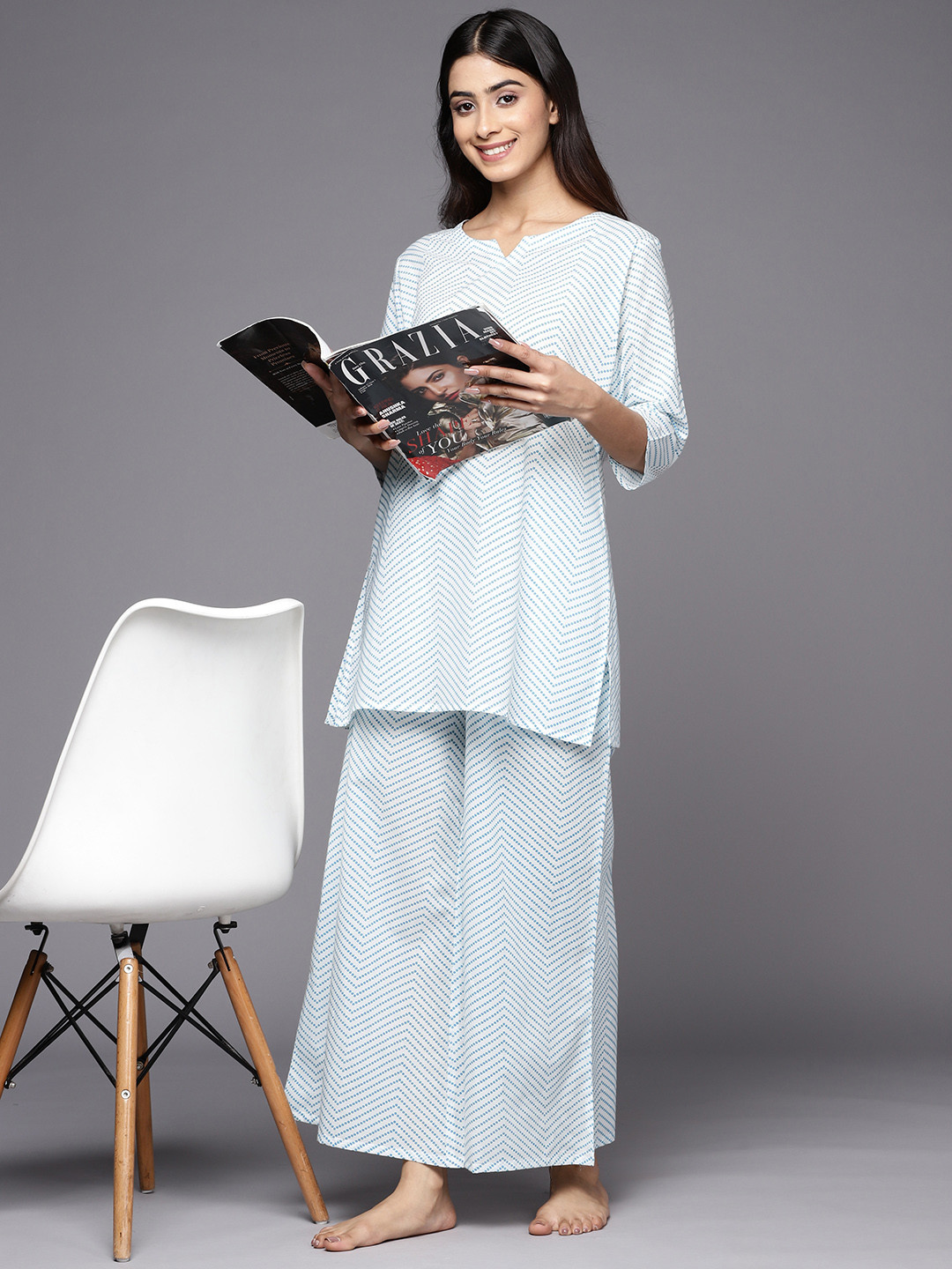 Buy Libas Printed Cotton Night Suit - Night Suits for Women 21810556 ...