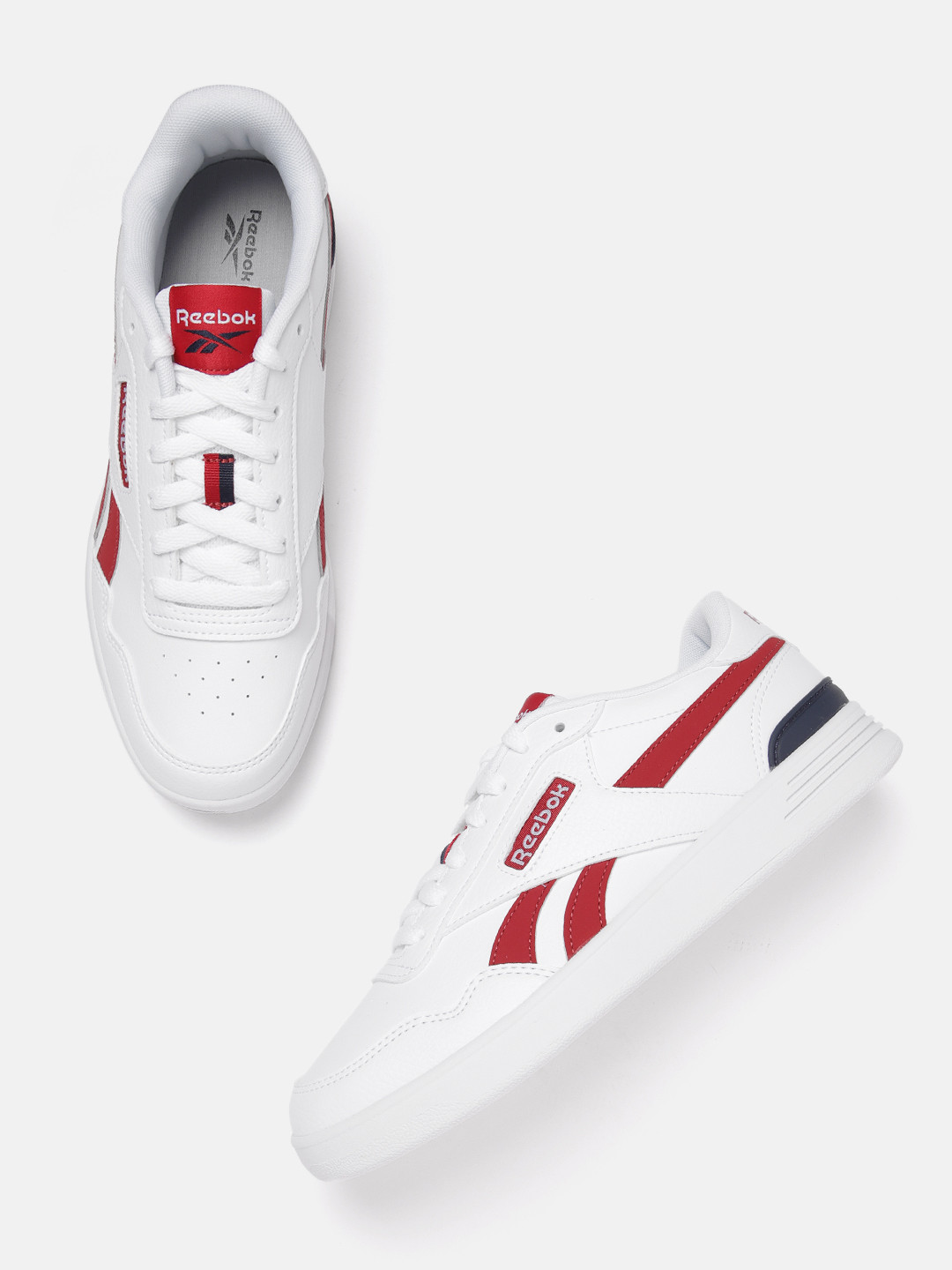 Buy Reebok Classic Unisex Perforated Court Advance Tennis Shoes ...