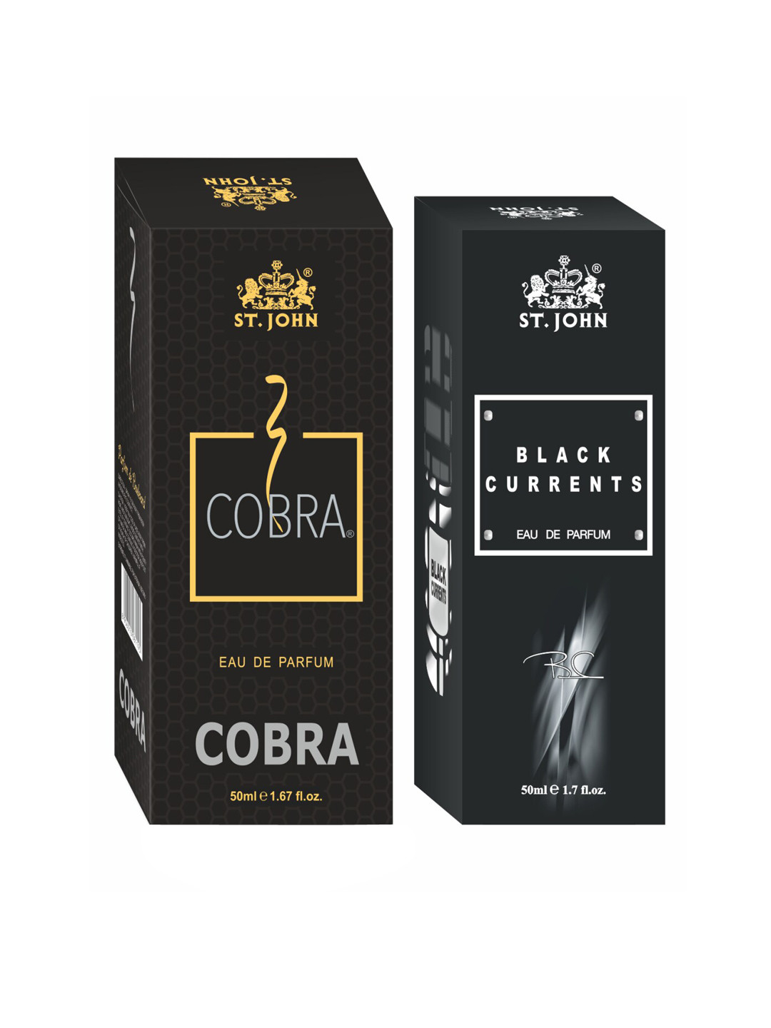 Buy St. John Cobra 50ml & Black Current 50ml Body Perfume Combo Gift ...
