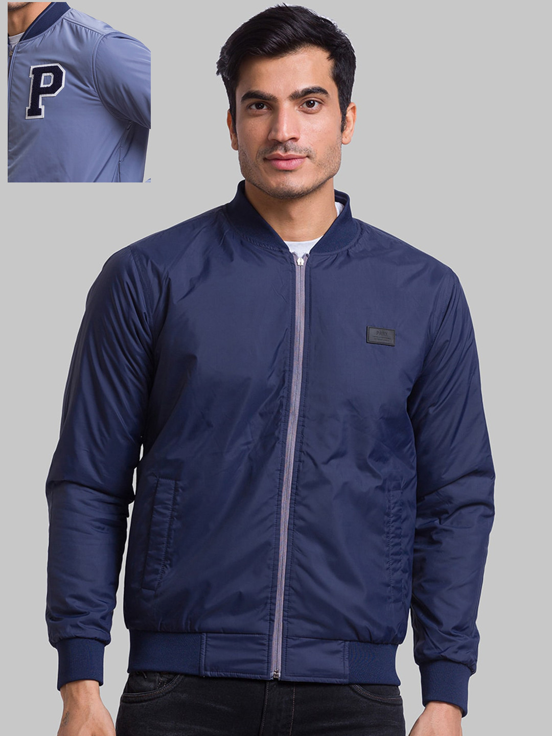 Buy Parx Men Reversible Bomber Jacket - Jackets for Men 21829568 | Myntra
