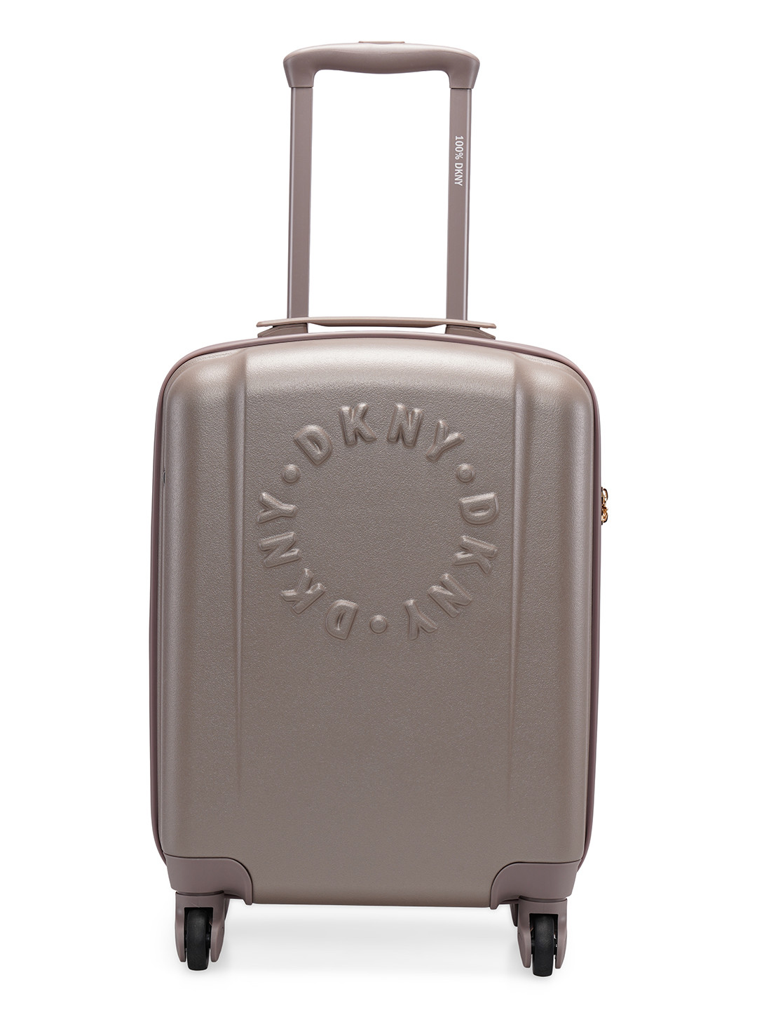 Buy DKNY Promo Collection Textured Hard Sided Cabin Trolley Bag 53 Cm ...