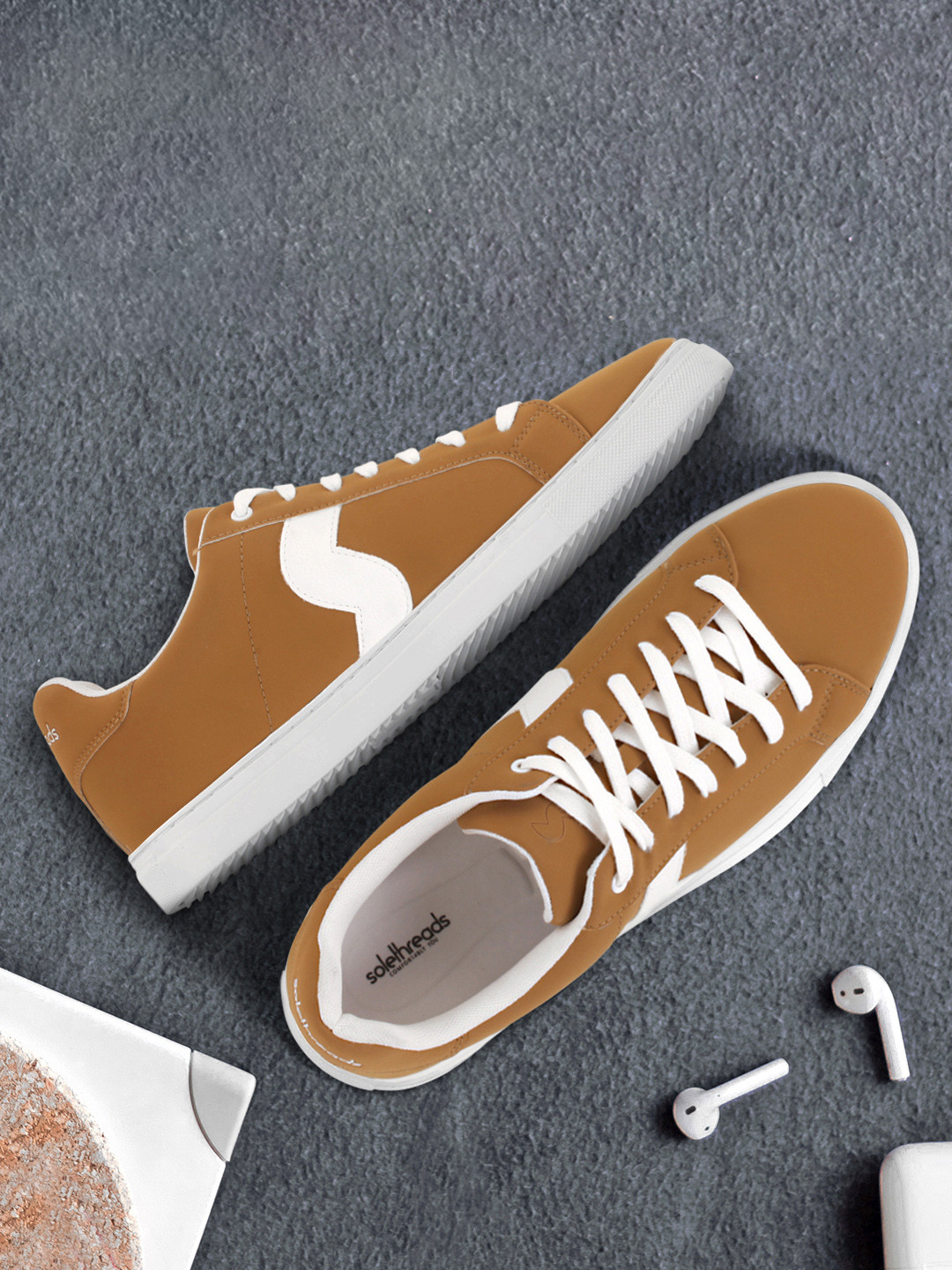 Buy SOLETHREADS REBEL Men SWATCH Solid Memory Foam Insole Sneakers ...