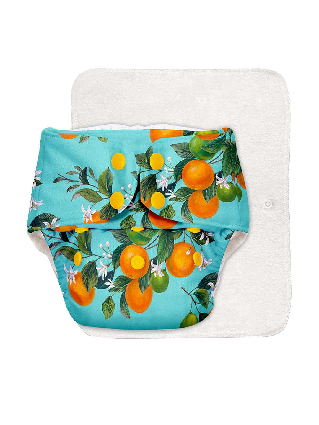 Buy SuperBottoms Infants Basic Quick Dry Ultra Thin Pad Diaper Peaches ...