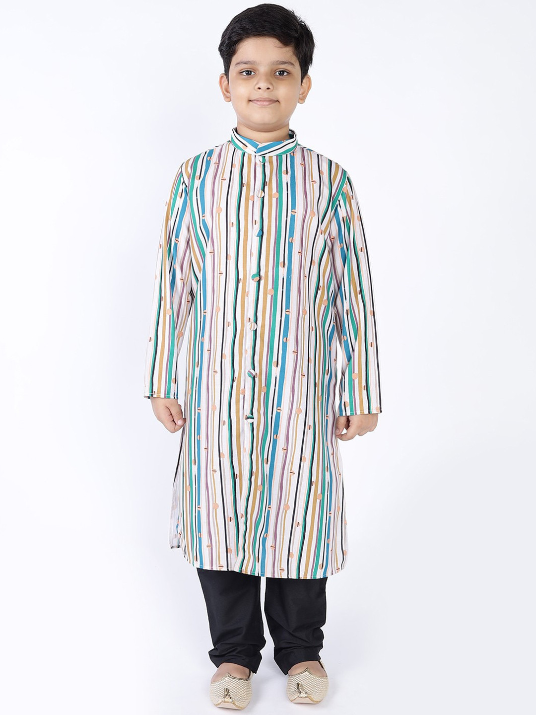 Buy TABARD Boys Striped Printed Kurta - Kurtas for Boys 21848508 | Myntra
