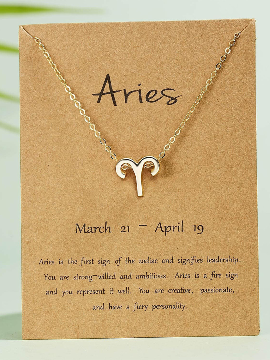 Buy Pinapes Set Of 2 Gold Plated Aries Chain - Necklace And Chains for ...