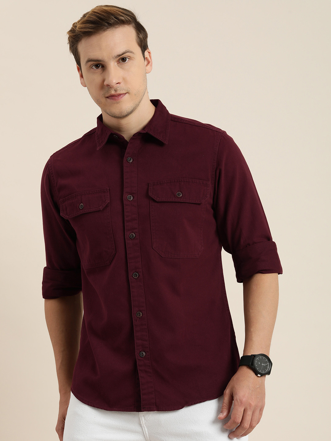 Buy Moda Rapido Casual Pure Cotton Shirt - Shirts for Men 21853036 | Myntra