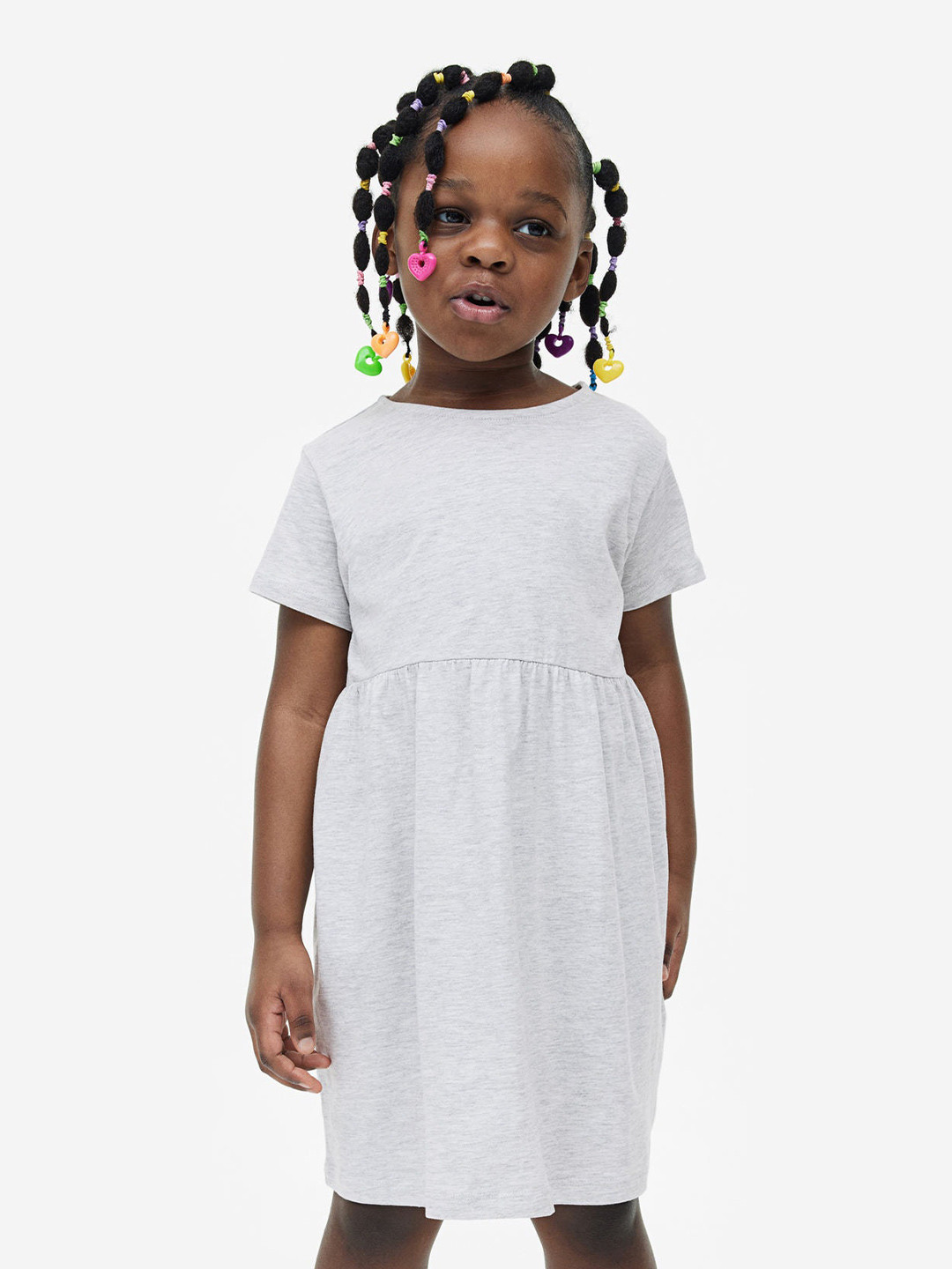 Buy H&M Girls Cotton Jersey Dress - Dresses for Girls 21855250 | Myntra