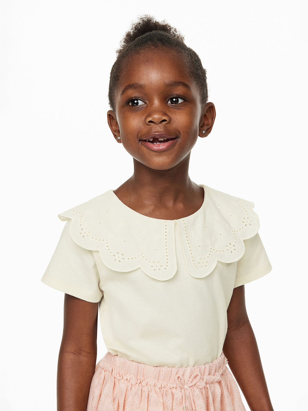 Buy H&M Girls Collared Top - Tops for Girls 21855478 | Myntra