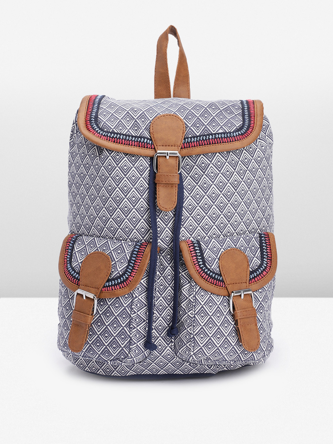 Buy Anouk Women Geometric Printed Backpack - Backpacks for Women ...